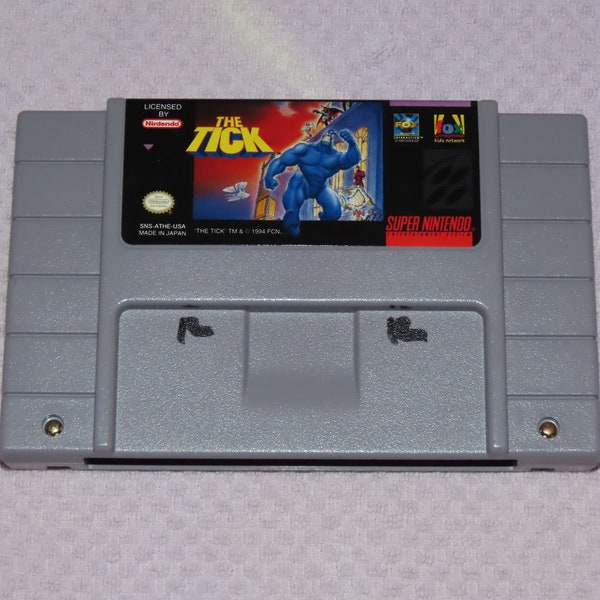 The Tick Snes Game - Etsy