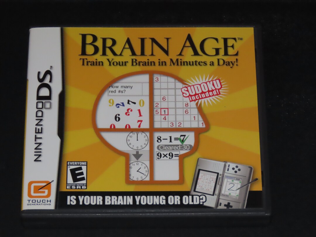 Educational Brain Nintendo DS Video Game Complete With Game, Case and ...