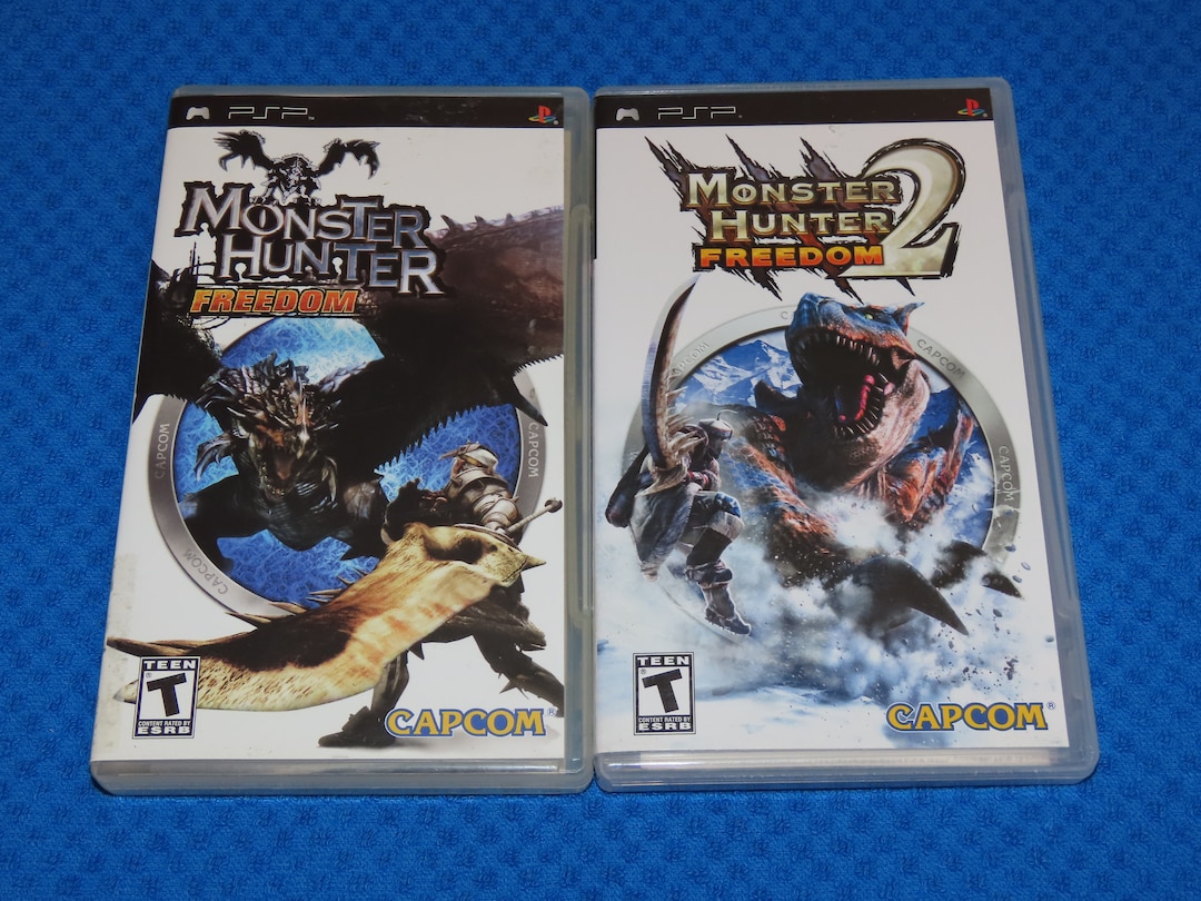 Monster Hunter Freedom Sony PSP Video Game Complete With Game, Case and ...