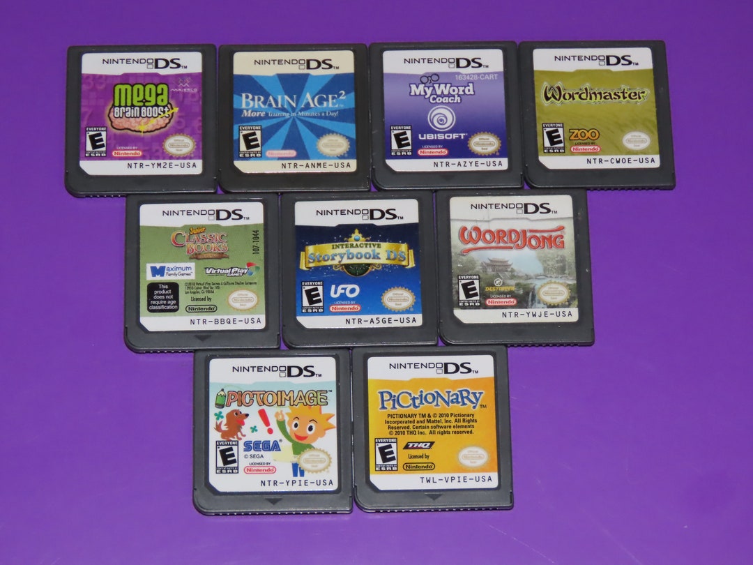 Educational DS Games Loose Nintendo DS Video Game - Select Your Game(s ...