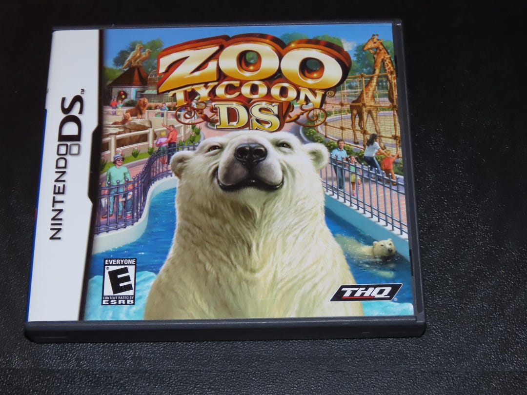 Zoo Tycoon DS Nintendo DS Video Game Complete With Game, Case and ...
