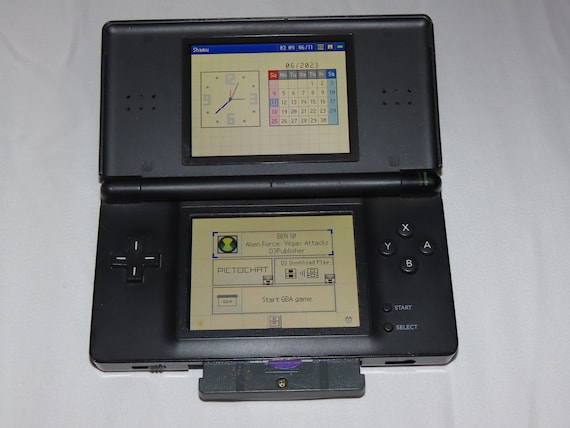 Onyx Black Nintendo DS Lite Handheld System Console Gaming System Etsy Canada