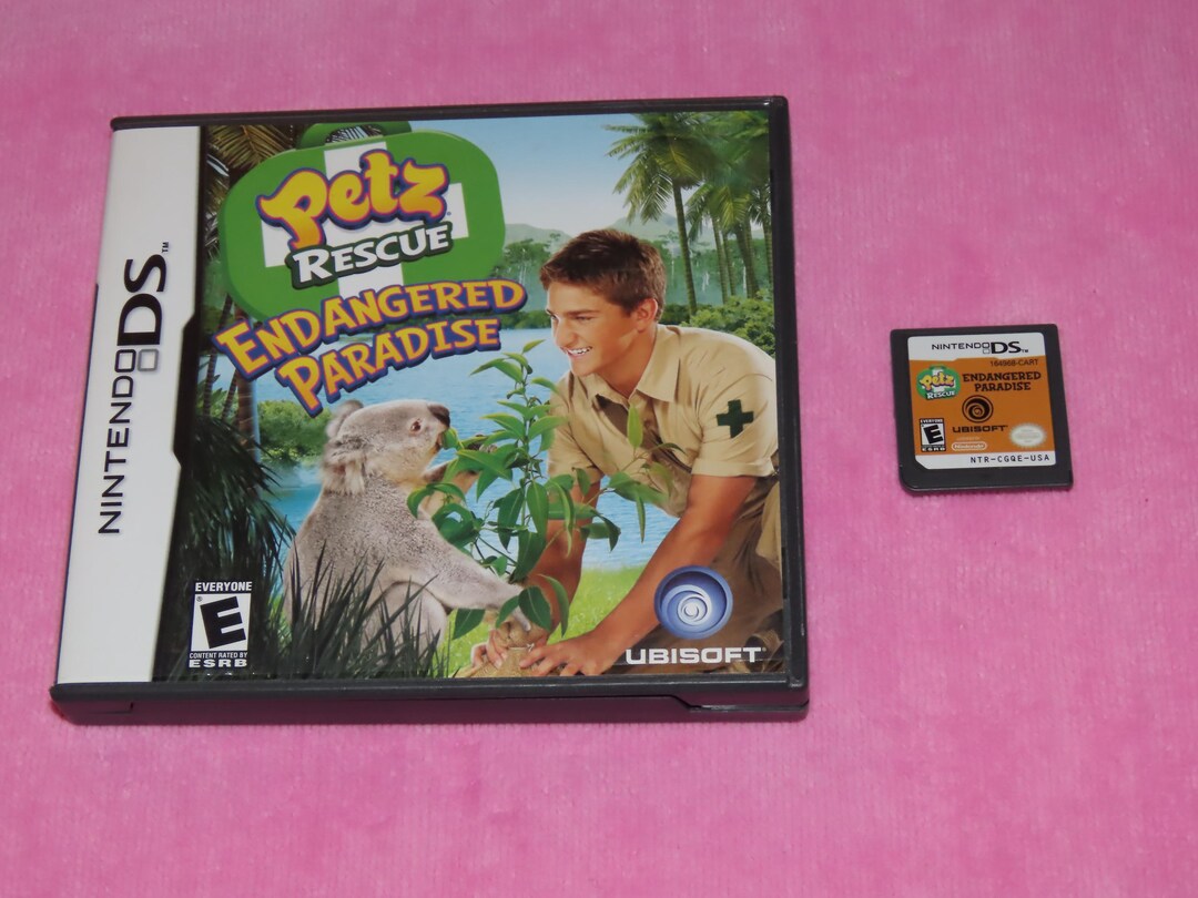 Petz Rescue: Endangered Paradise Nintendo DS Video Game With Case - Etsy