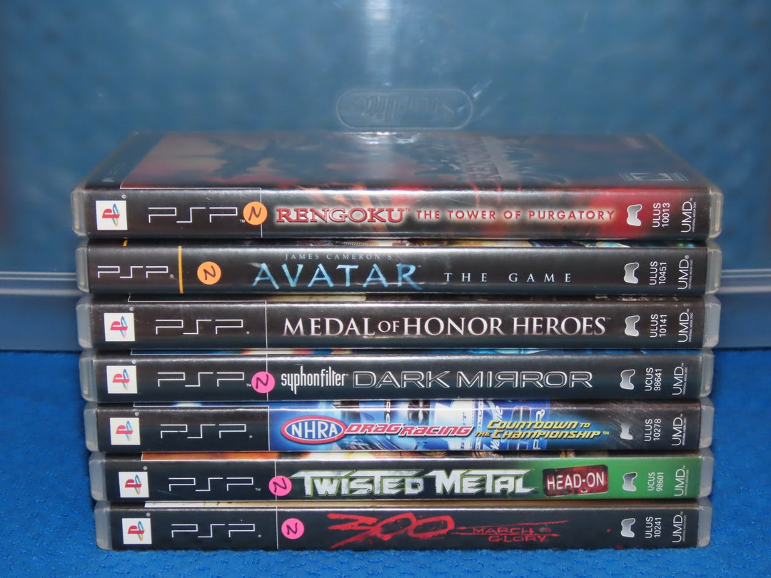 Assortment Sony PSP Video Game Complete With Game, Case and Manual ...