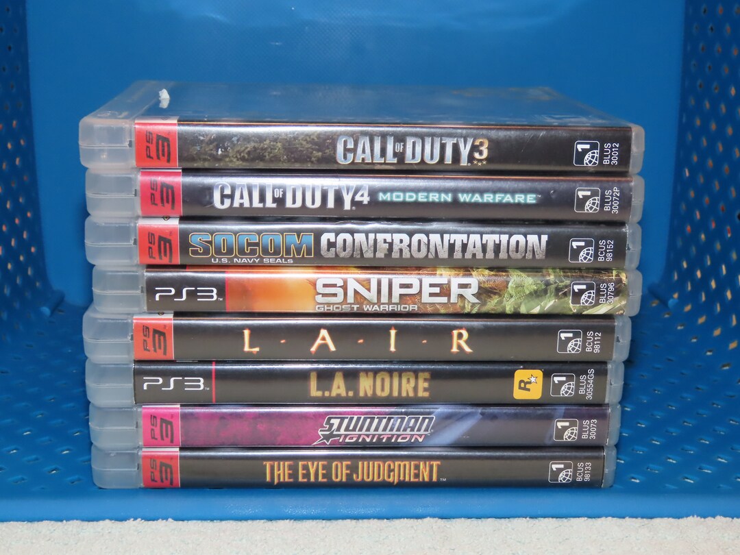 Assortment (B) Playstation 3 Video Game Comes Complete With Game, Case ...