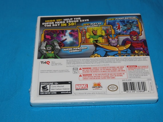 Marvel Super Hero Squad the Infinity Gauntlet Nintendo 3DS Video Game Select Condition Etsy