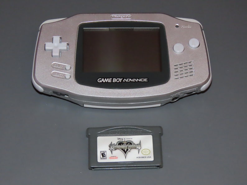 Platinum Silver Nintendo Gameboy Advance Handheld System Console ...