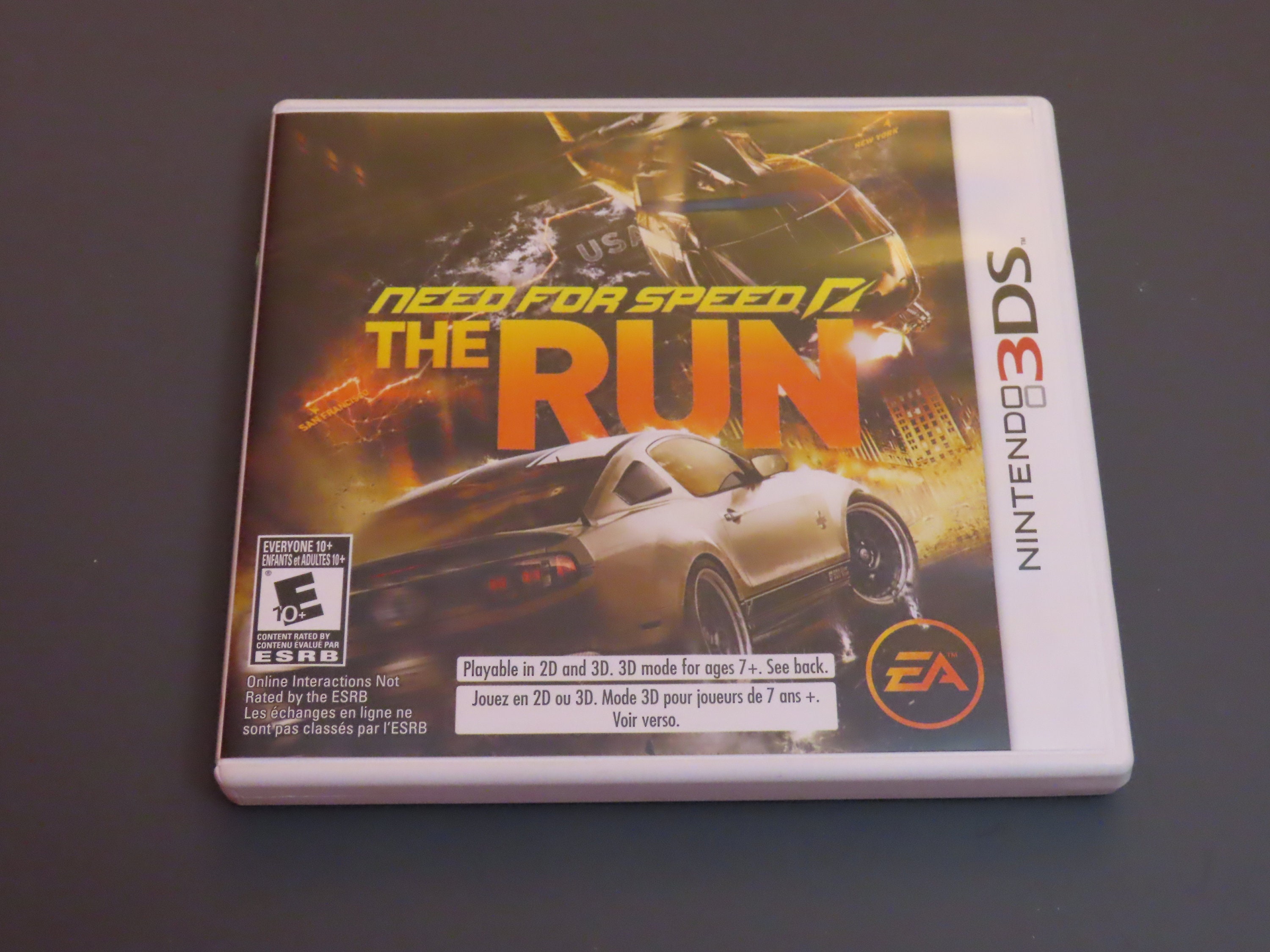 Need for Speed: the Run Nintendo 3DS Video Game Select - Etsy