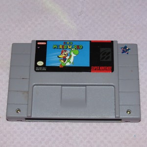 Super Mario World Super Nintendo Video Game - SNES Game - Etsy