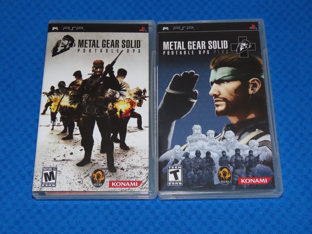 Metal Gear Solid: Portable Ops Sony PSP Video Game Complete With Game ...