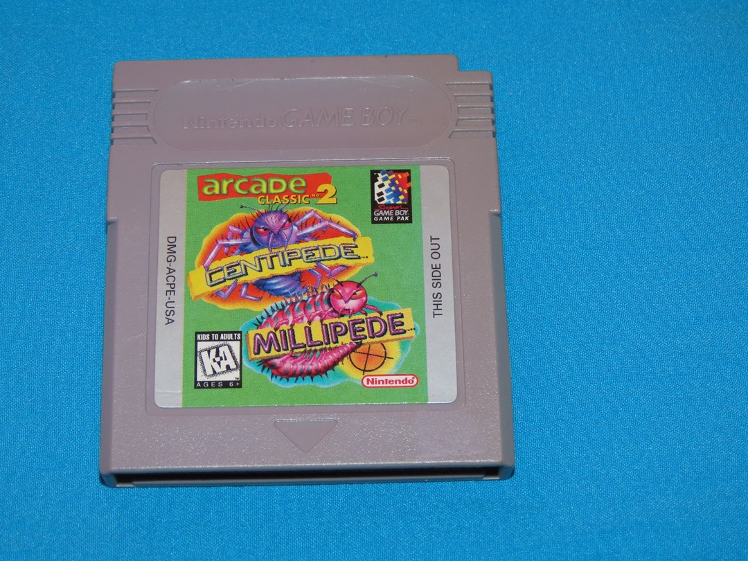 3 in 1: Arcade Classic 2, Centipede, Millipede Nintendo Game Boy Video ...