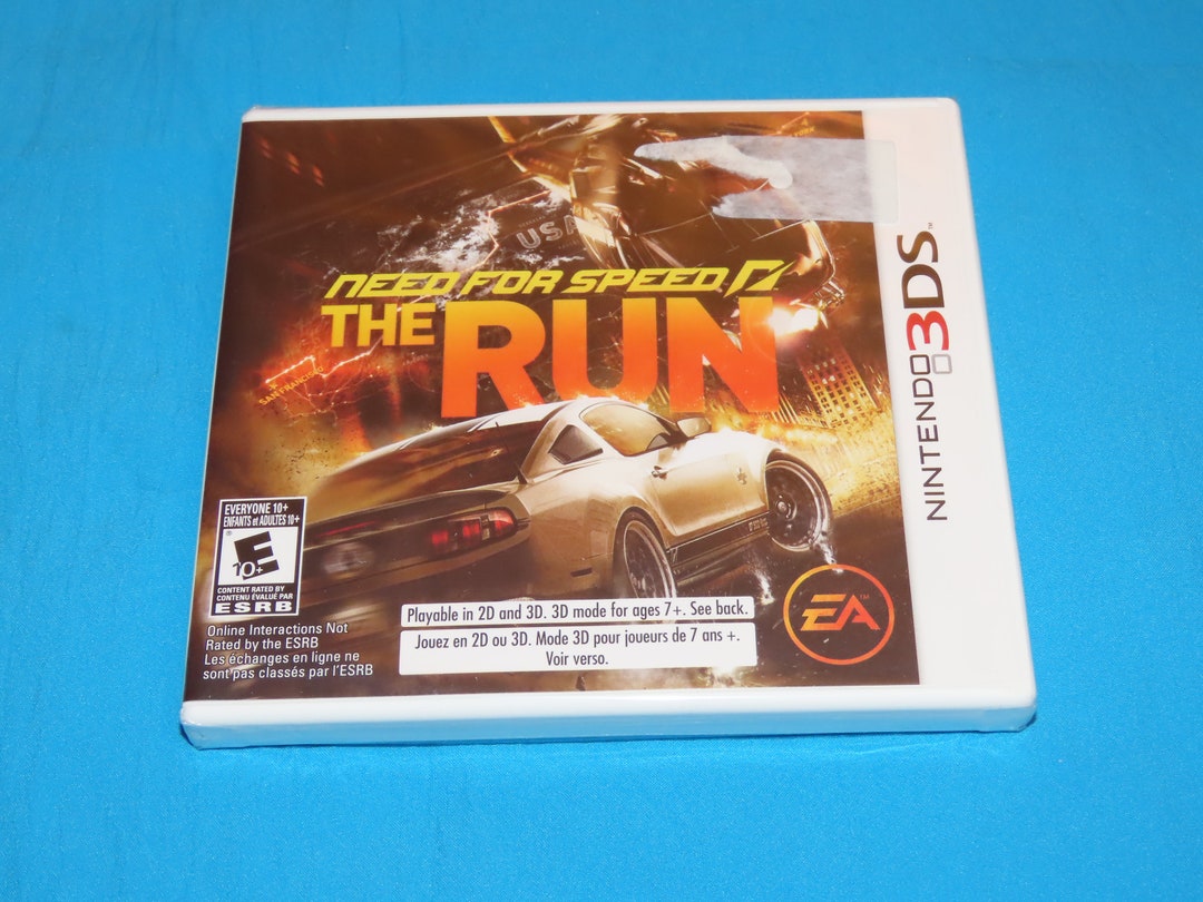 Need for Speed: the Run Nintendo 3DS Video Game - Select Condition - Etsy
