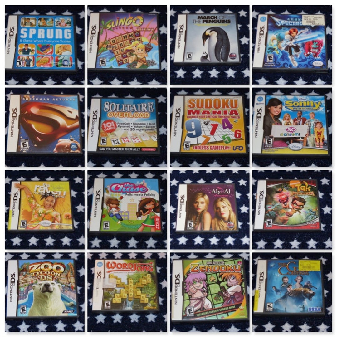 Original Nintendo DS Replacement Boxes (B) - Select the One(s) You Need ...