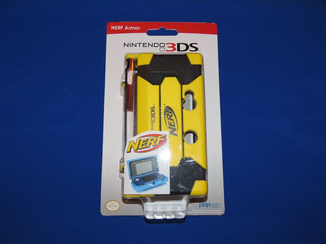 3DS Nerf Case in Yellow for Nintendo 3DS System Etsy Finland