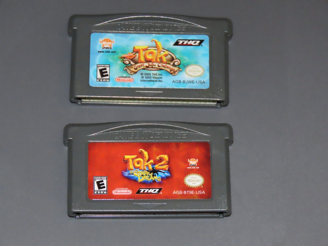 Tak Gameboy Advance Games - Loose Nintendo GBA Video Game - Select Your ...