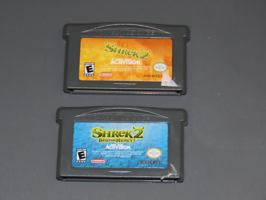 Shrek 2 Gameboy Advance Games - Loose Nintendo GBA Video Game - Select ...
