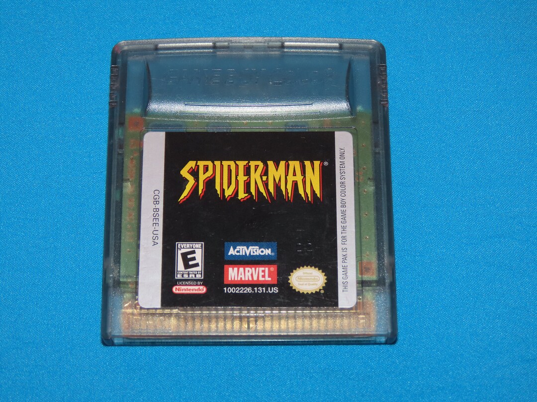 Spider-man Nintendo Gameboy Color GBC Video Game - Etsy