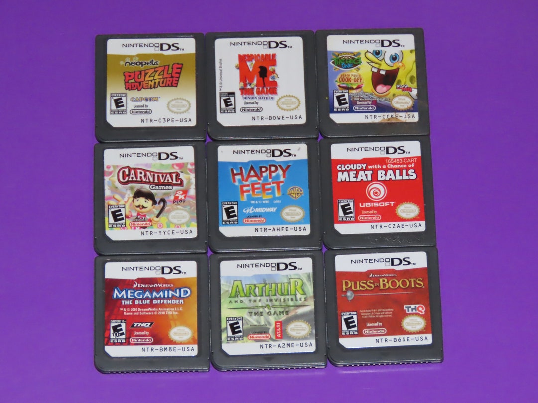 Assortment DS Games Loose Nintendo DS Video Game - Select Your Game(s ...