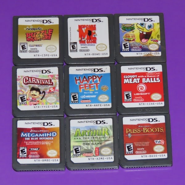 Ds Games - Etsy