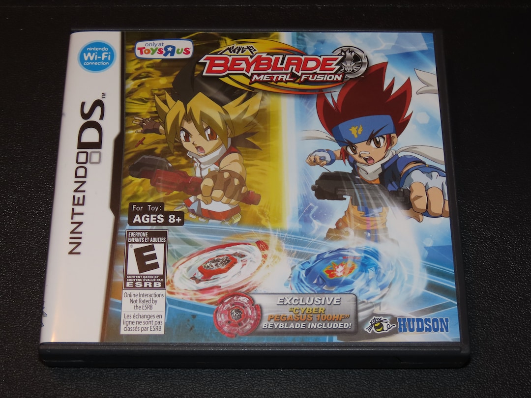 Beyblade Metal Fusion Nintendo DS Video Game Complete With Game, Case ...