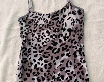 Cheetah Print Tank Top - Etsy