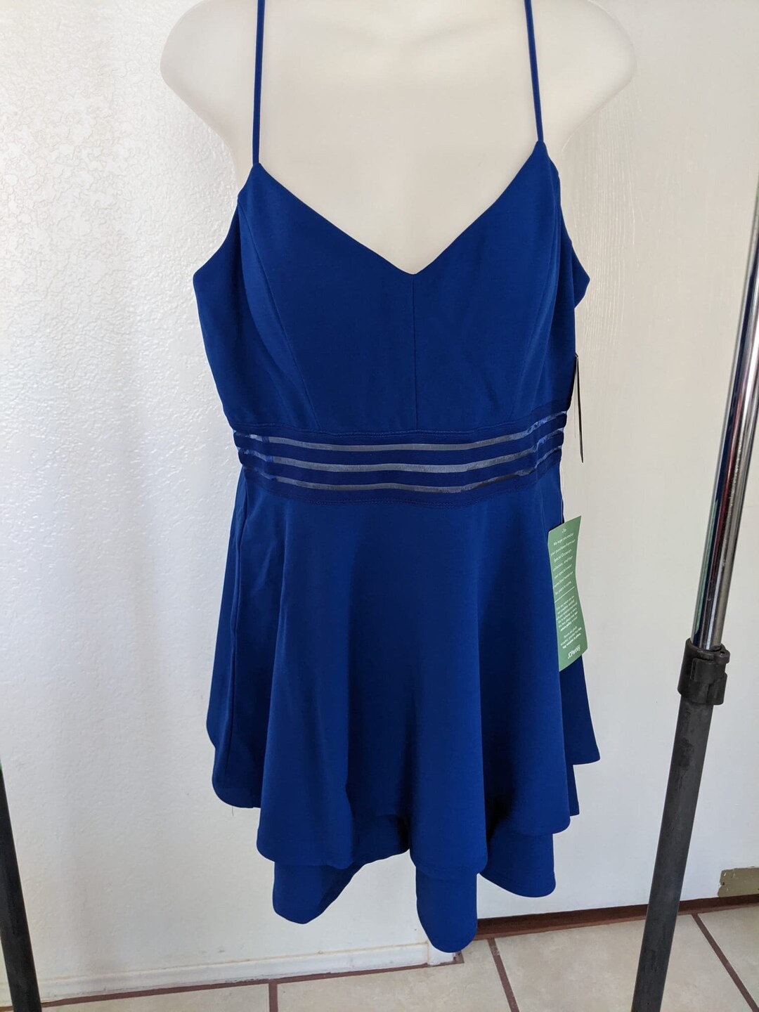 Brand New Royal Blue City Triangle Brand Corset Style Dress, Women's ...