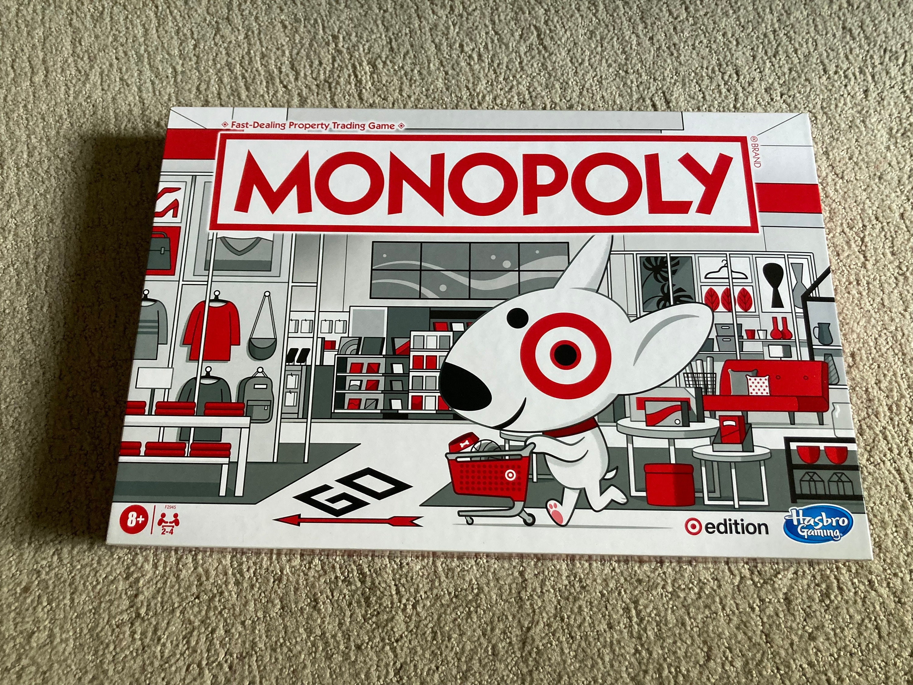 Brand New Hasbro Target Edition Monopoly Children's Board Game Never ...