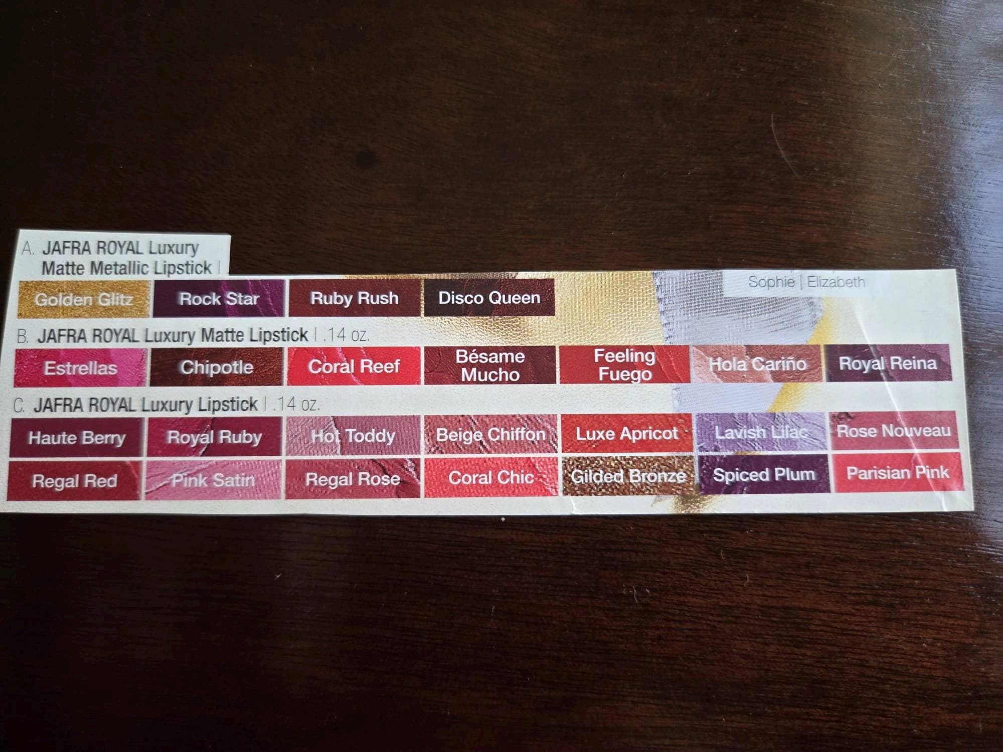 Brand New Jafra Brand Lipstick, Assorted Colors, Each Sold Individually ...
