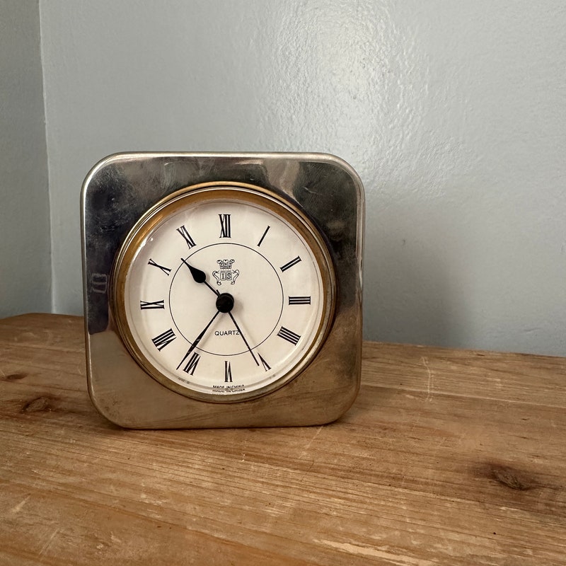 Vintage Desk Clock - Etsy