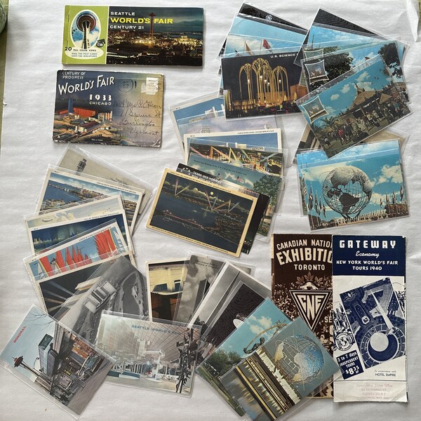 Worlds Fair Postcard - Etsy