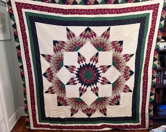 Showstopper Vintage Double Star Quilt. Handmade From Virginia ...