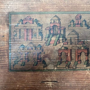 Antique Architectural Wooden Blocks in Original Box - Etsy