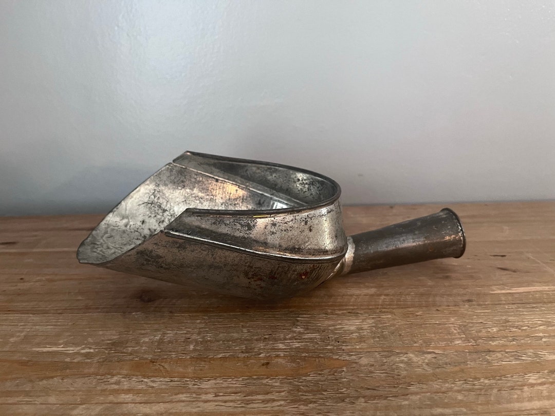 Vintage Large Metal Scoop - Etsy