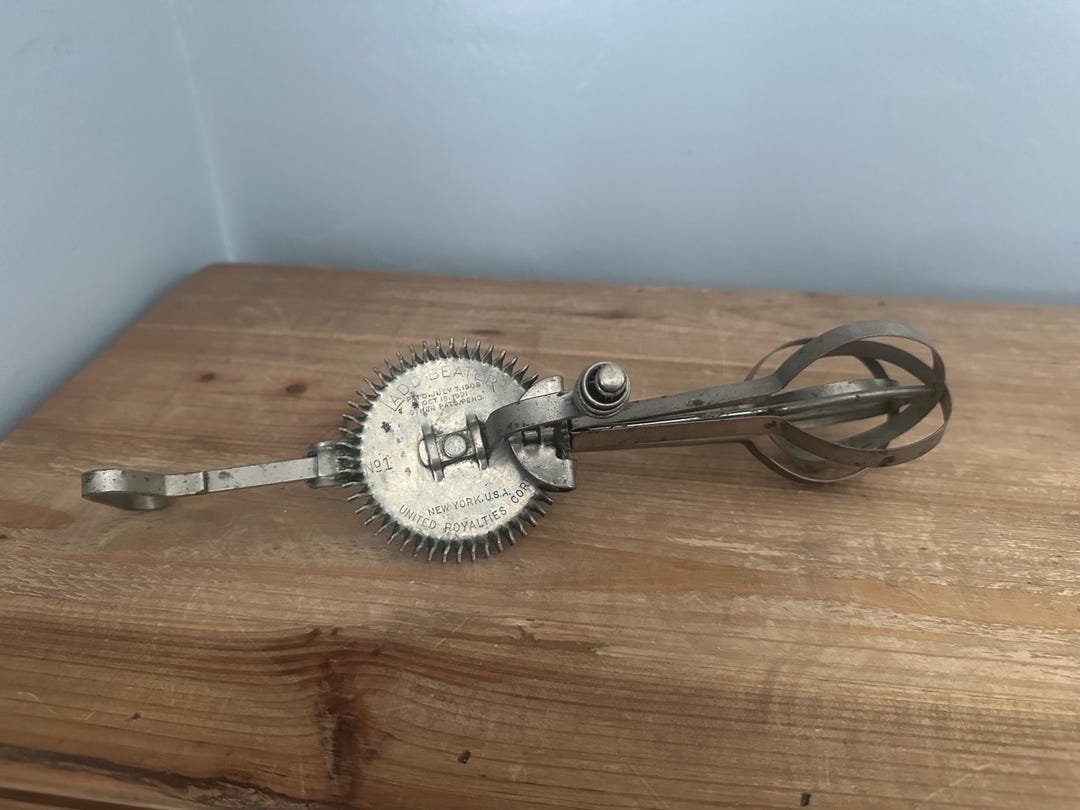 Vintage Ladd Stainless Steel Egg Beater- Patent 1908 - Etsy