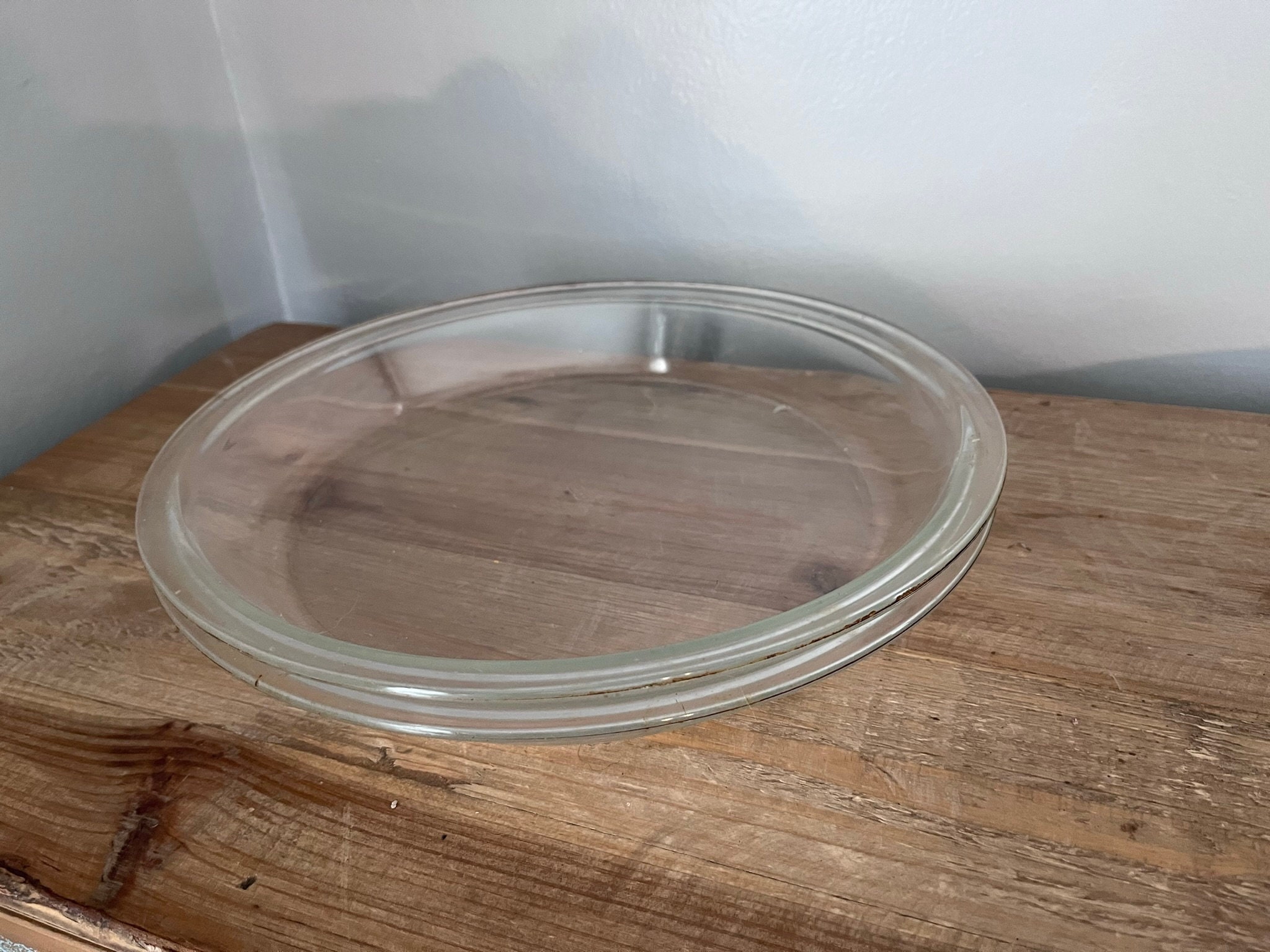 Set of 3 Vintage Glass Pie Plates pyrex and Glasbake - Etsy