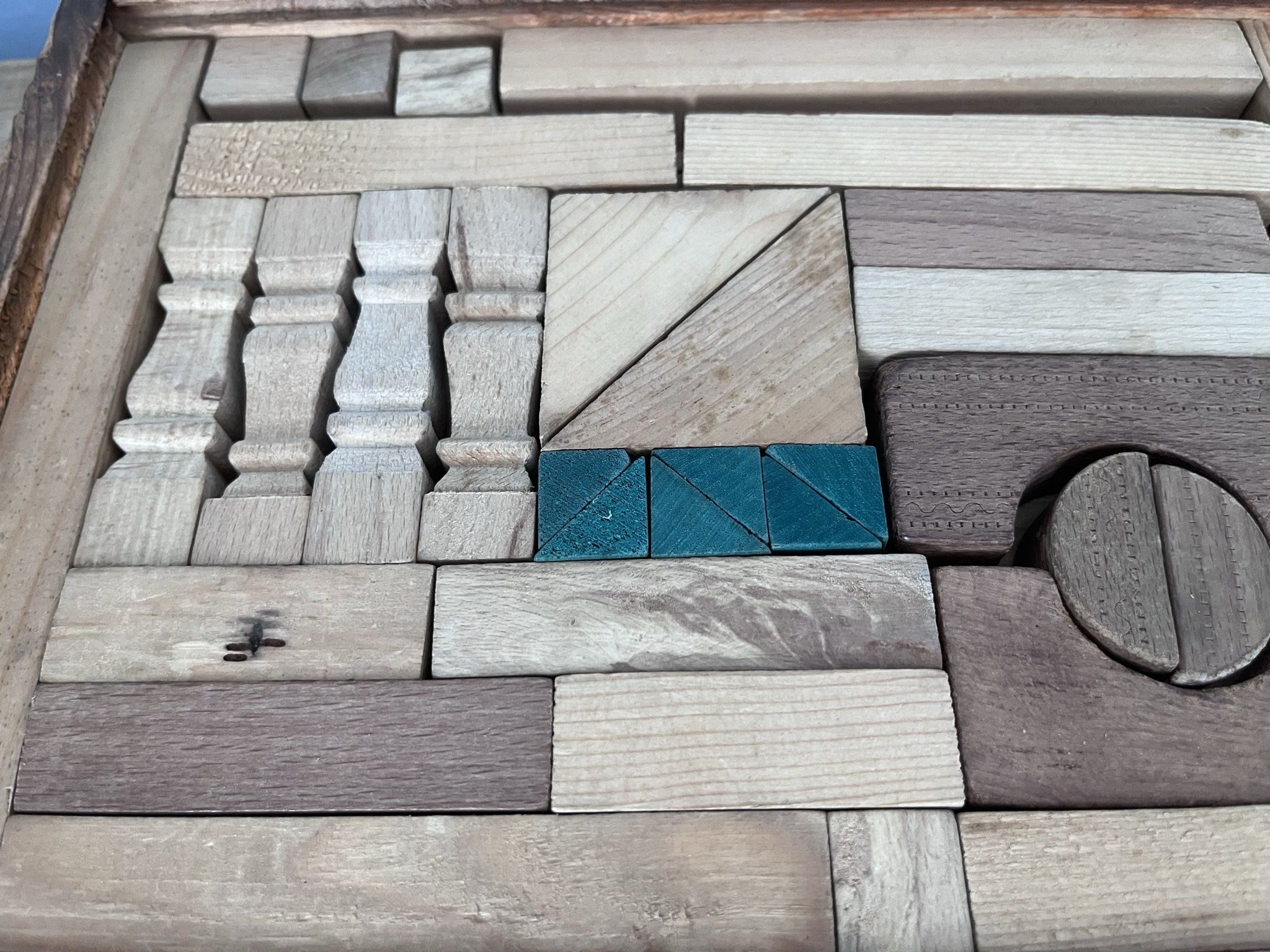 Antique Architectural Wooden Blocks in Original Box - Etsy