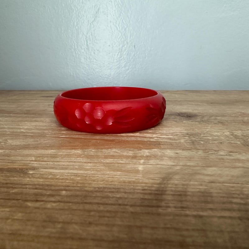 Cherry Red Bakelite - Etsy