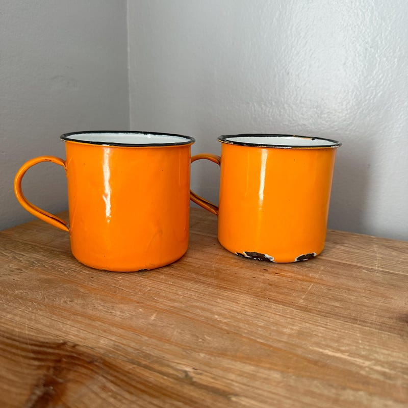 Enamel Mug - Etsy