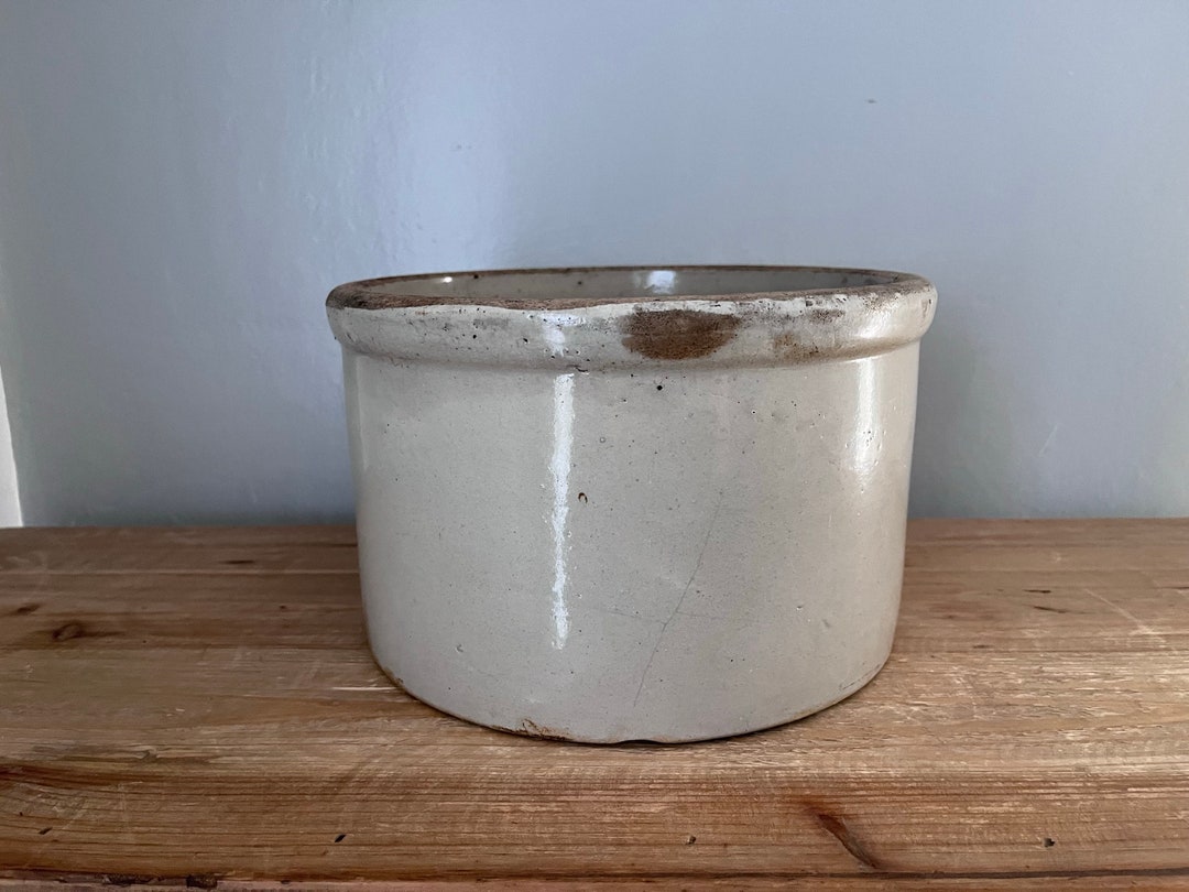 Small Gray Crock - Etsy