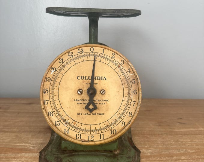 Antique Columbia Green and Cream Colored Scale - Etsy