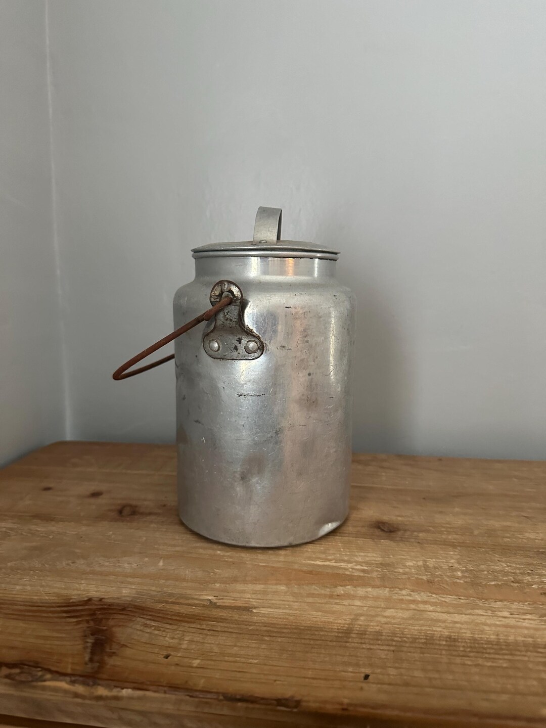 Vintage Pure Aluminum Milk Can - Etsy