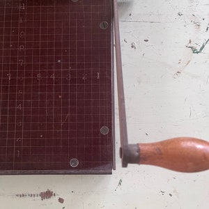 Vintage Paper Cutter - Etsy