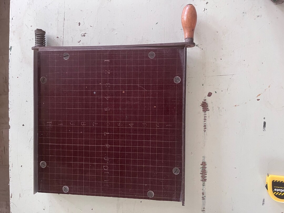 Vintage Paper Cutter - Etsy
