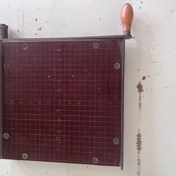 Vintage Paper Cutter - Etsy