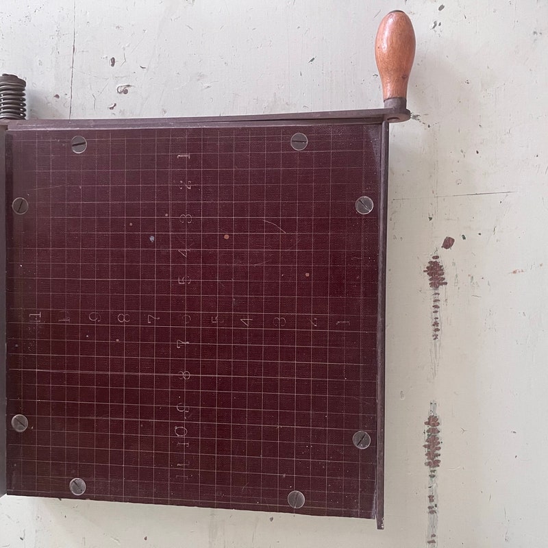 Vintage Paper Cutter - Etsy