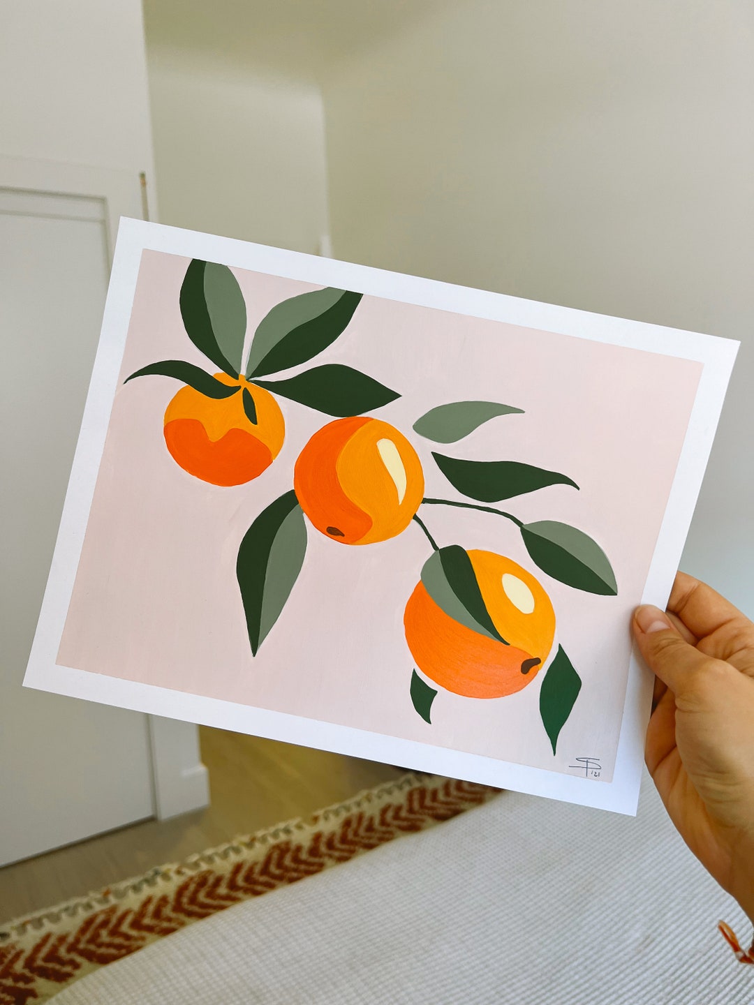 Valencia Oranges Original - Etsy