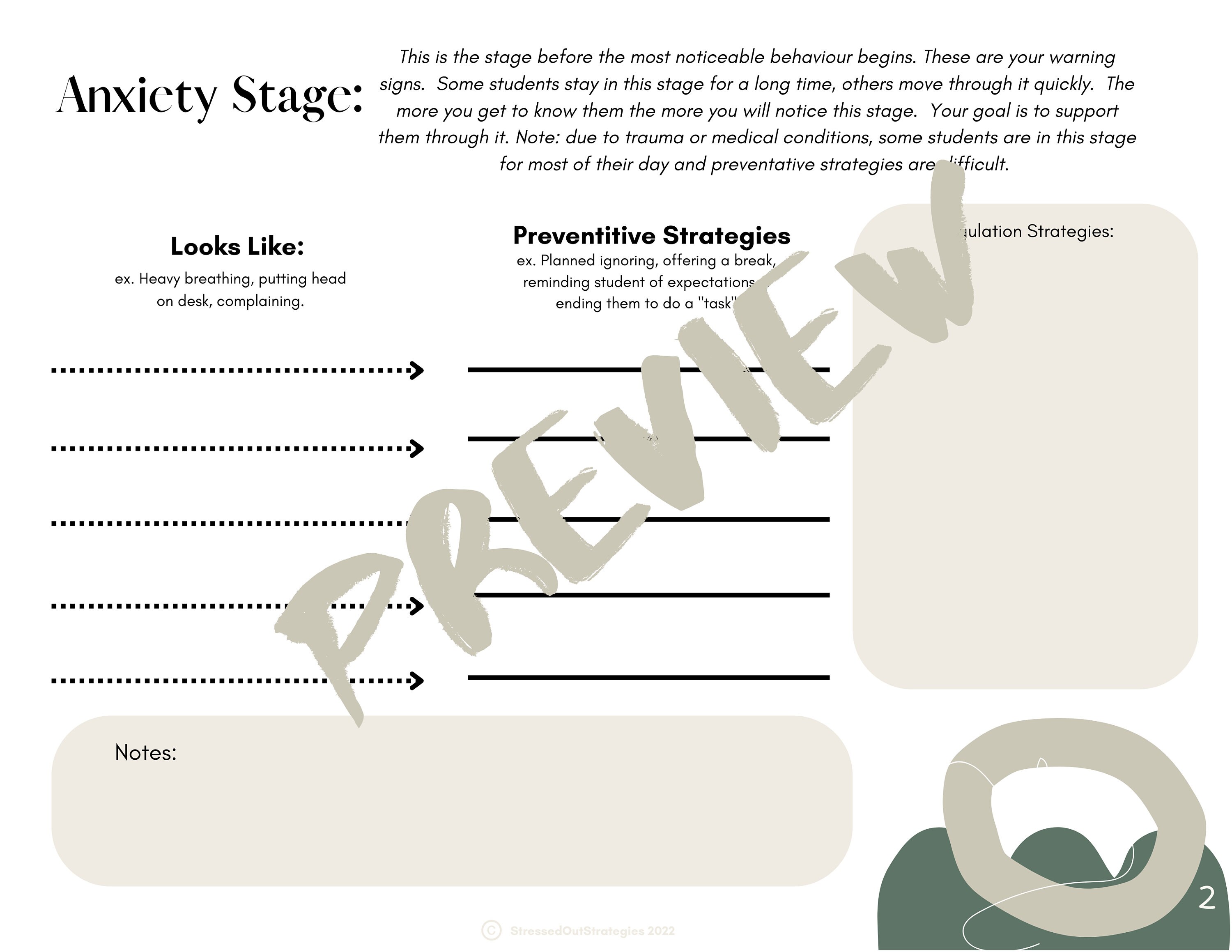 Student Behavior Support Plan *BONUS Trackers and Reflection Sheets ...