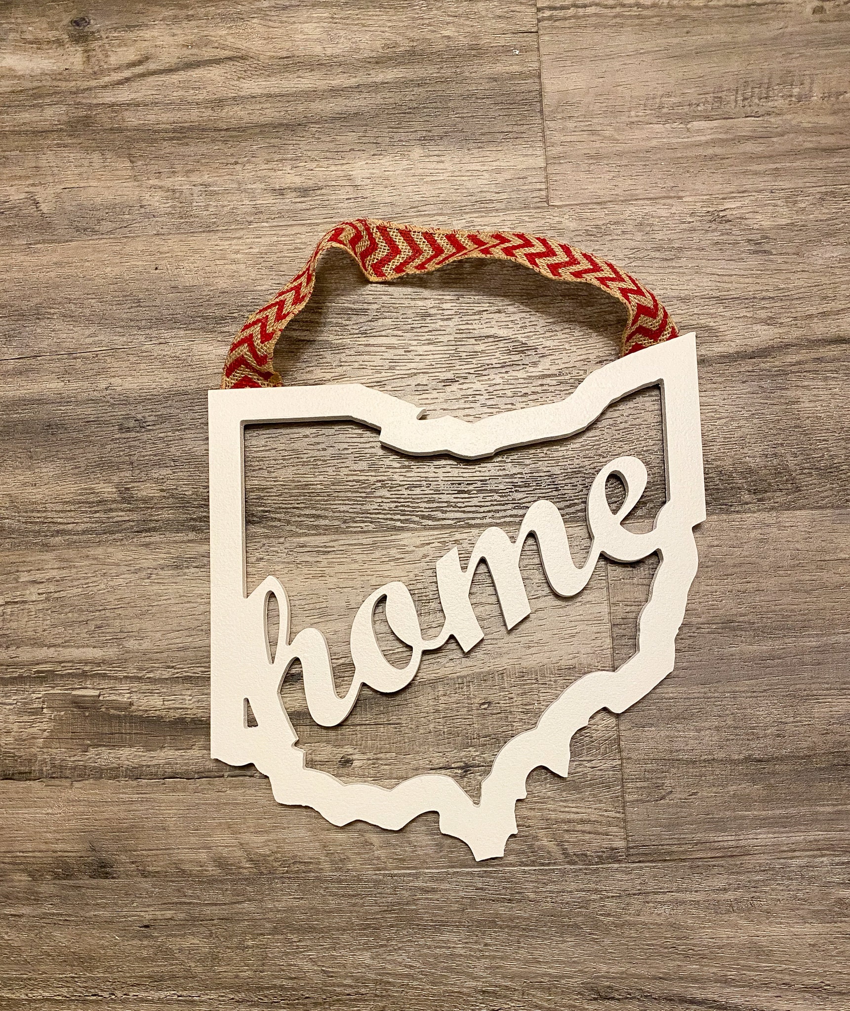 State of Ohio Home Sign | Wood Carved Ohio Home State Outline | Ohio ...