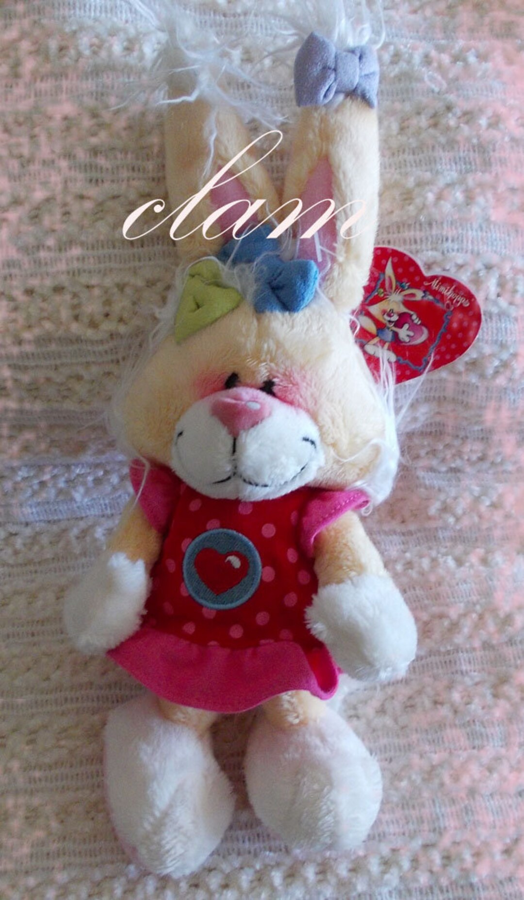 Vintage Diddl Mimihopps Plush With Collectible Rarity Dress - Etsy