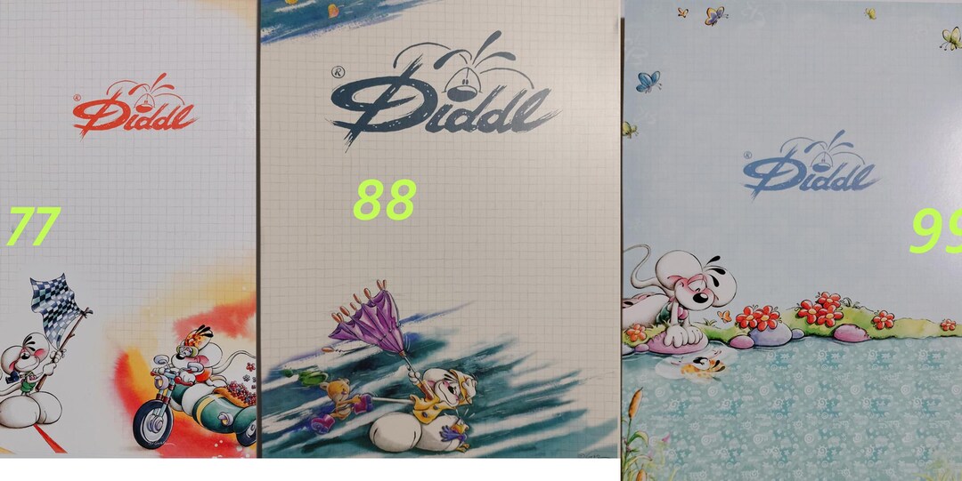 Extremely Rare and Unobtainable DIDDL Pad, Large Size Diddl Pad, A4 ...